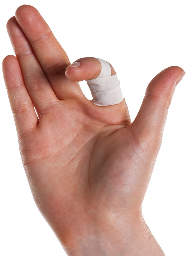 Finger Taping to Prevent Extension | Physical Sports First Aid Blog