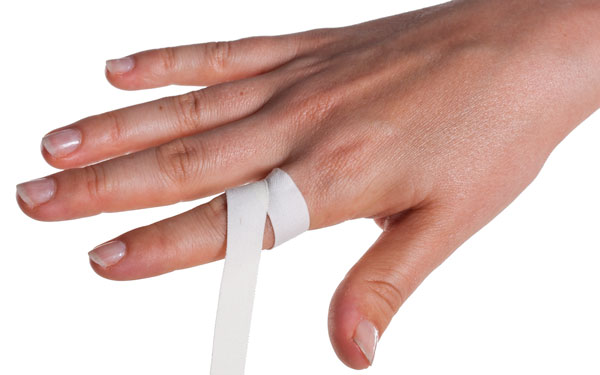 Finger Taping to Stop Bending | Physical Sports First Aid Blog