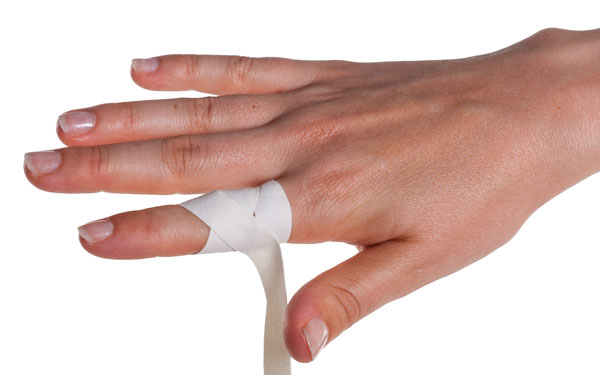 Finger Taping to Stop Bending | Physical Sports First Aid Blog